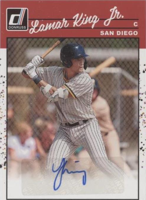 2023 Panini Donruss - Retro 1990 Signatures Lamar King Jr. #90S-LK (AU ...