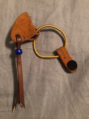 NEET Archery Tan Suede Leather Traditional Bow String keeper | eBay