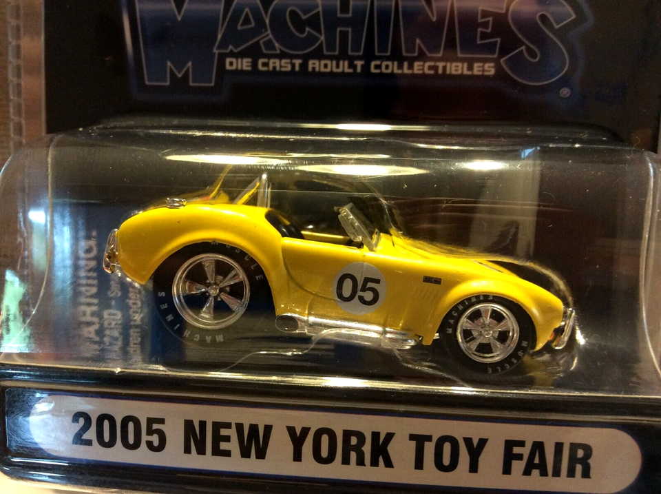 Muscle Machines 2005 NY New York Toy Fair 1964 Cobra 64-65 Shelby 1/ ...