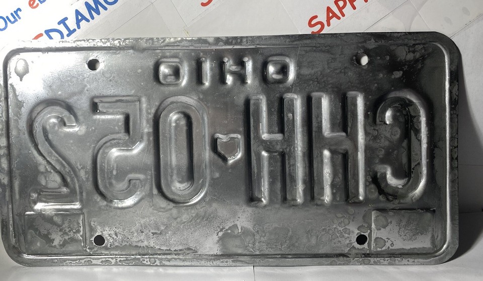 OHIO CLARK LICENSE PLATE. SOLD AS IS. RARE. USED. | eBay
