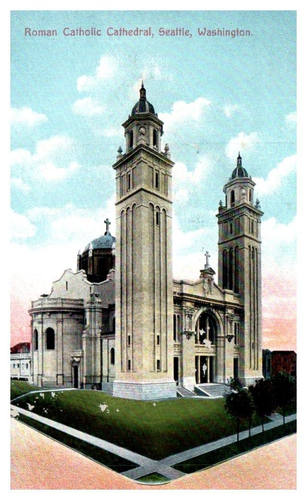 ROMAN CATHOLIC CATHEDRAL Seattle, WA - Postcard | eBay