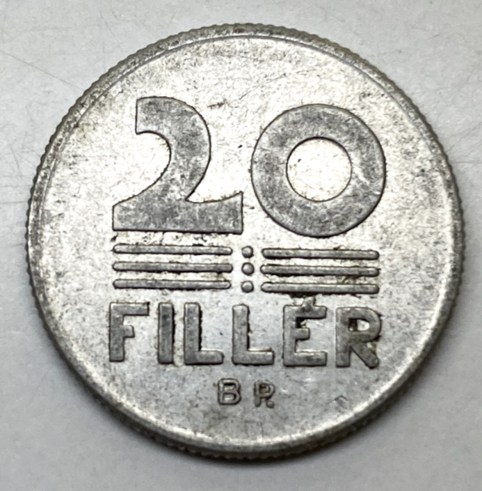 1970 Hungary Hungarian 20 Filler Historic Coin | eBay
