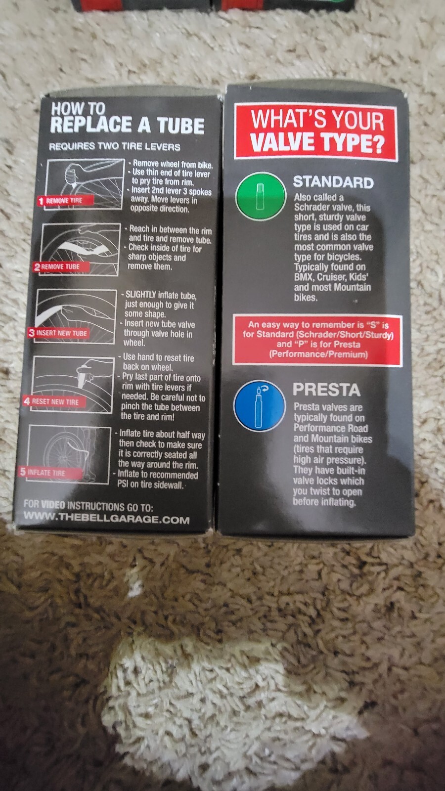 2 Bell Bicycle Inner Tubes 24 Inches 1.75 - 2.25 Inch Width | eBay