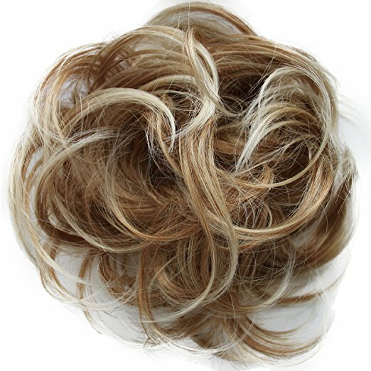 Extra Thick Wavy Scrunchie Hair Piece Pony Wrap Wig Add On - CHOOSE ...