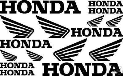 Honda Vinyl Decal Set | eBay