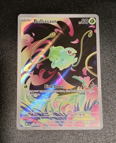Bulbasaur 133/132 English MEG EN-Mega Evolutions Illustration Rare ...