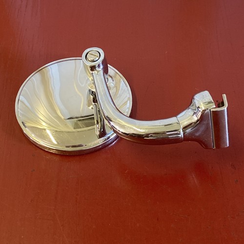 NICE VINTAGE CHROME PEEP SIDE VIEW MIRROR 3" DIA COUPE CUSTOM HOTROD ...