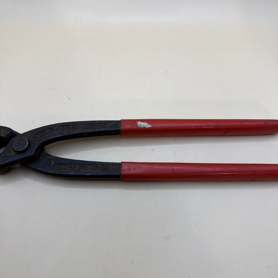 Vintage Knipex Nippers Straight Edge Cutters 8.75” 1098 Germany Red ...