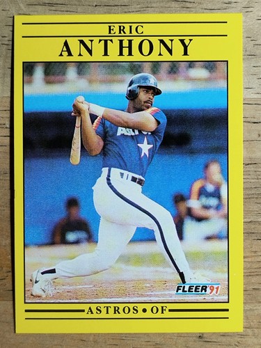 1991 Fleer #498 Eric Anthony | eBay
