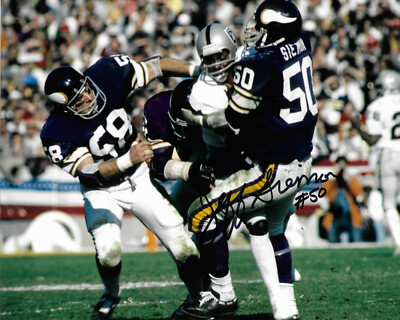 JEFF SIEMON Autographed Signed 8" x 10" Photo Minnesota Vikings ...