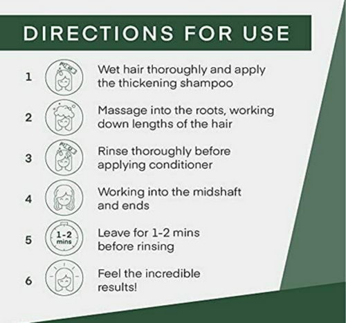 Cel Microstem Natural Cell Hair Growth Thickening Shampoo Conditioner ...