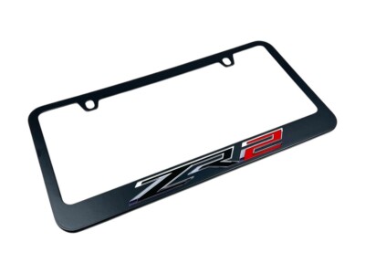 Chevrolet ZR2 Black License Plate Frame | eBay