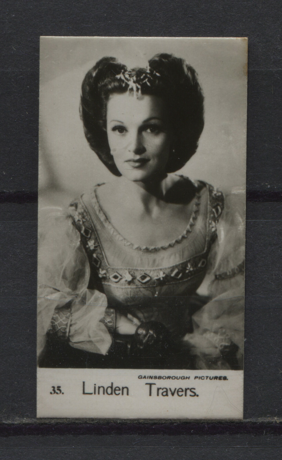 Linden Travers Vintage Movie Film Star Photo Trading Card | eBay