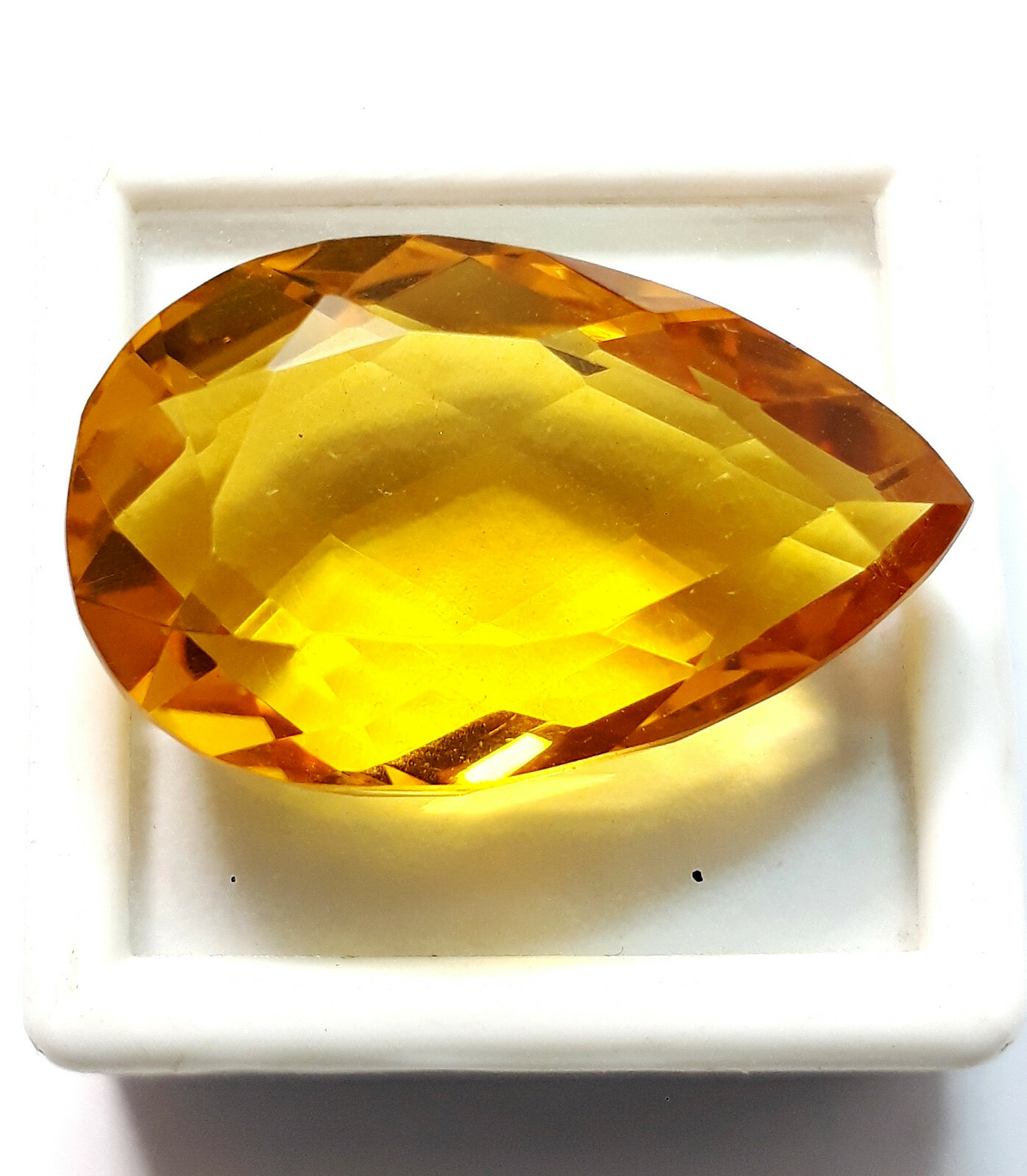 Natural Topaz Yellow Color Pear Cut Loose Gemstone | eBay