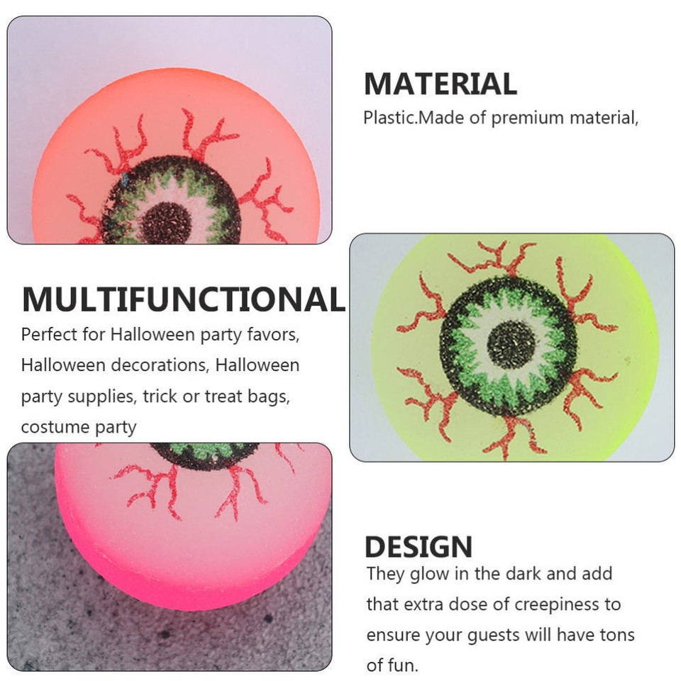 25 Pcs Fake Eyeball Light up Eyeballs Exploding Eyes Pattern Gift Child ...