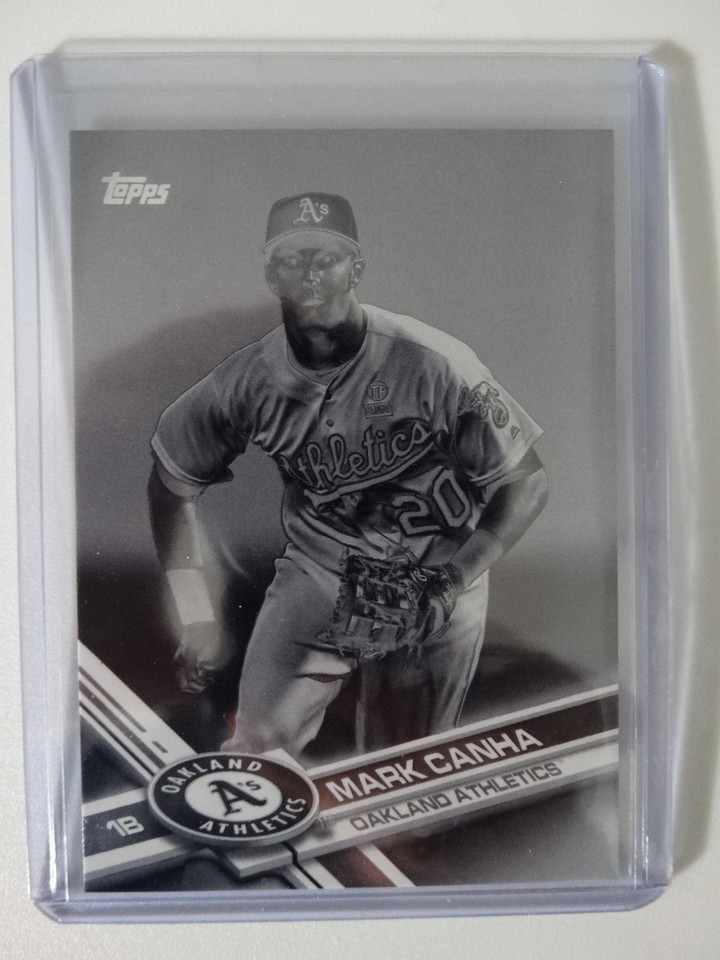 2017 Topps Series 1,2 Update Black +White Negative Baseball Cards Pick ...