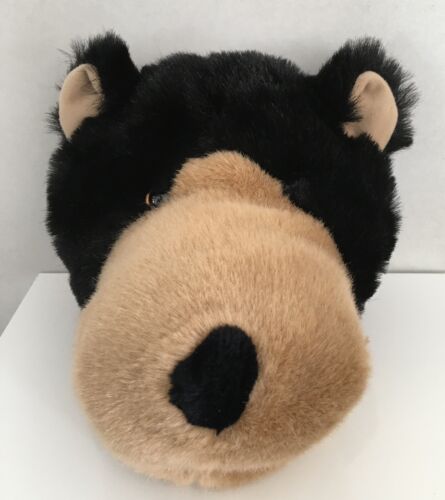 Cascade Bear Face Puppet Brown Black Furry Plush Toy School Play Shows ...