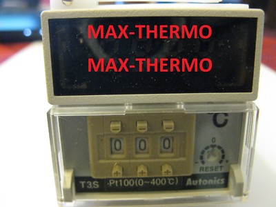 NEW Autonics T3S-B4RP4C-N Temperature Controller PT-100 Relay Output 0 ...