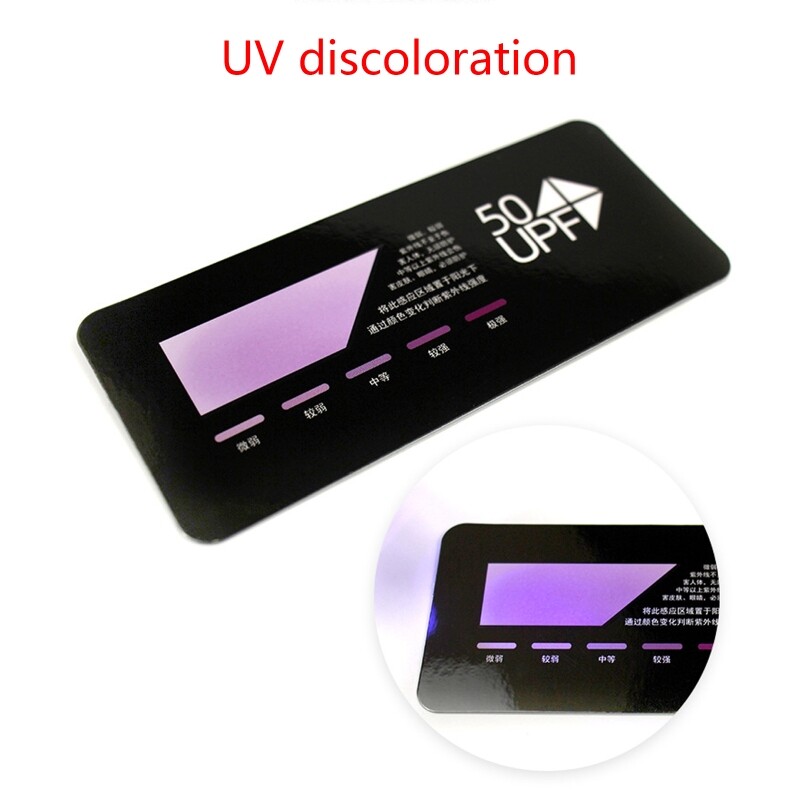 UV Strength Testing Card UPF50+ Test Card Repeatable Use Easy ...