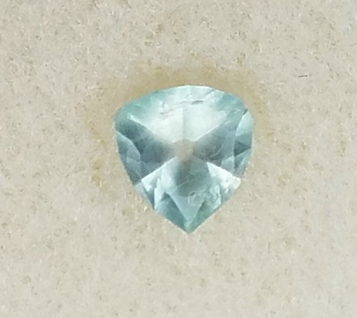 EUCLASE Blue Untreated, Colombia. Fancy Trilliant Cut 5X5mm 0.44ct ...