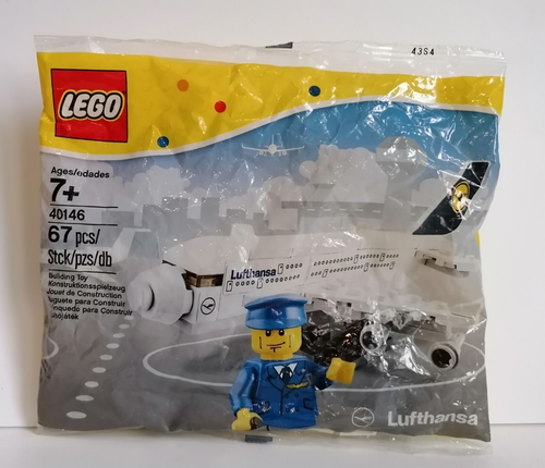 Lego 40146 Plane Avion Compagnie Aérienne Lufthansa Collector - 2015 ...