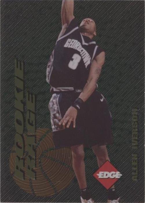 1996 Collector's Edge Rookie Rage - Allen Iverson #19 Gold (RC) for ...