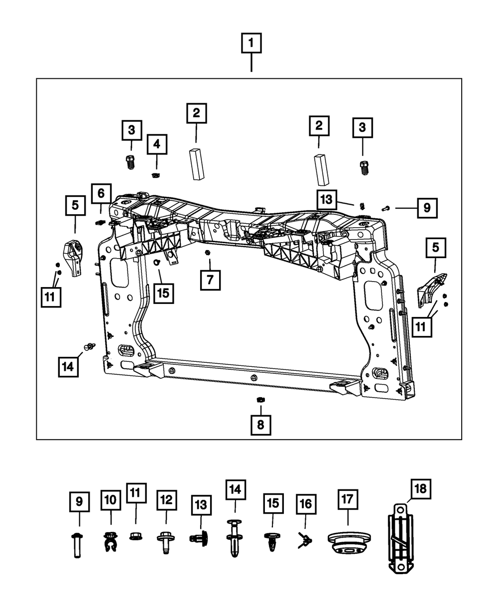 Genuine Mopar Spring Nut 6508586AA | eBay