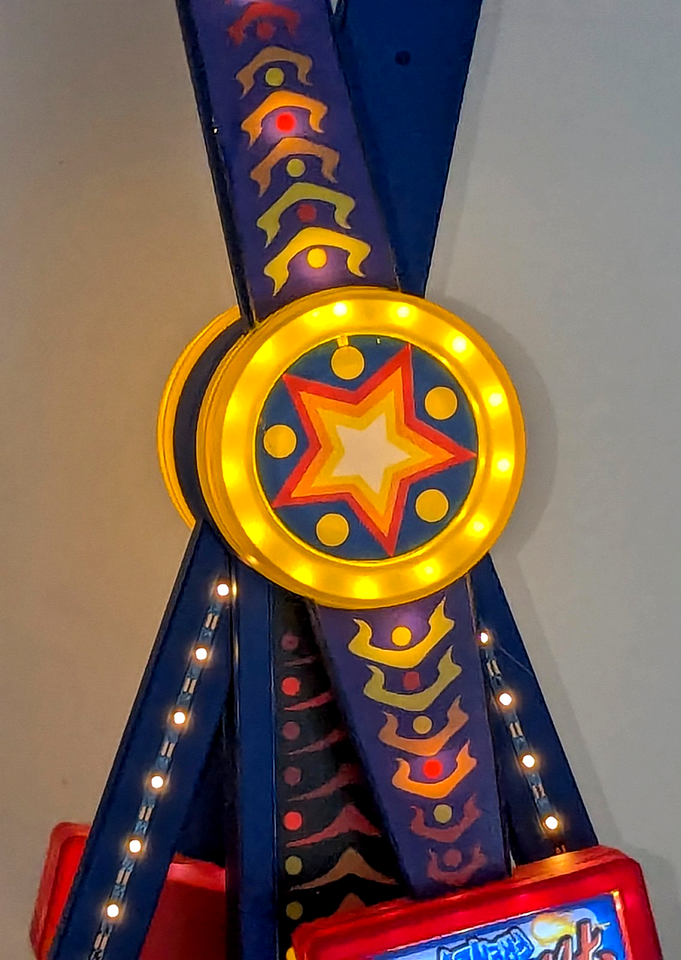 Lemax Carnival Fireball Frenzy Amusement Park Ride Animated Musical ...