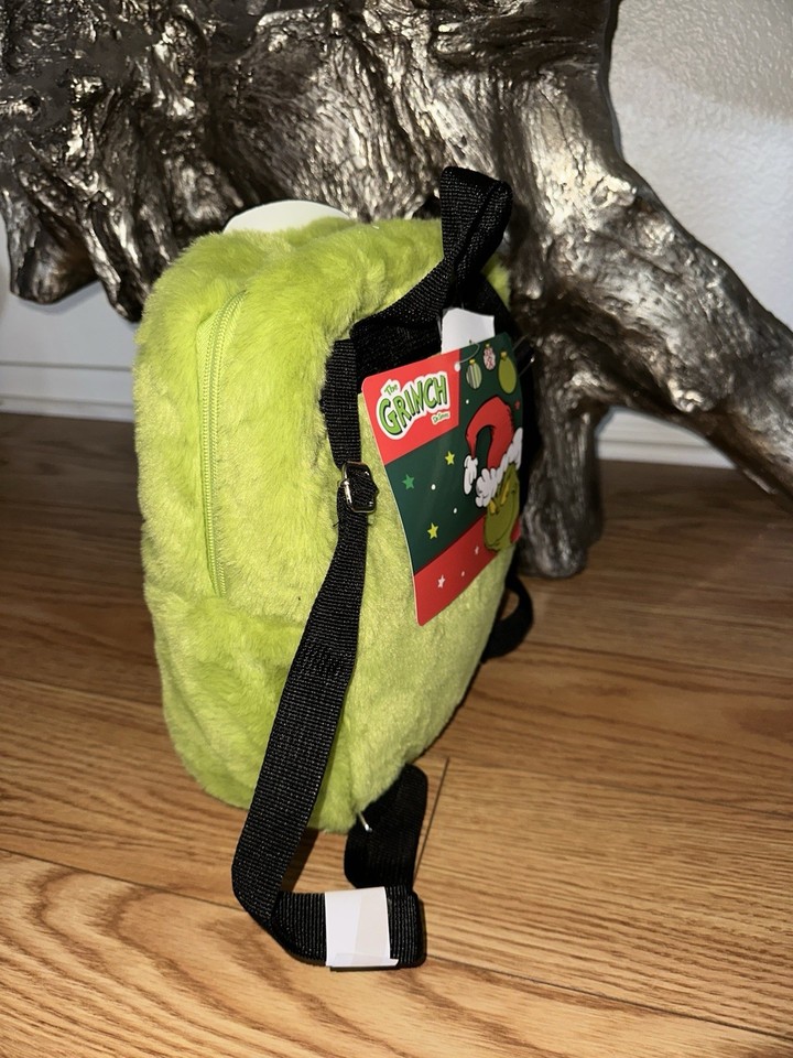 Dr. Seuss How The Grinch Stole Christmas Plush Mini Backpack Cosplay ...