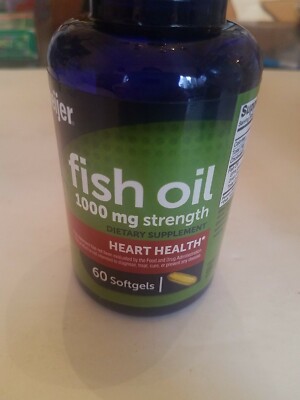 Meijer Fish Oil 1000 Mg Strength Dietry Supplement 60 Softgels | eBay