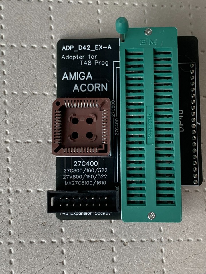 27C322 27C160 27C800 27C400 Adapter for T48 (TL866 - 3G) EPROM - Amiga ...