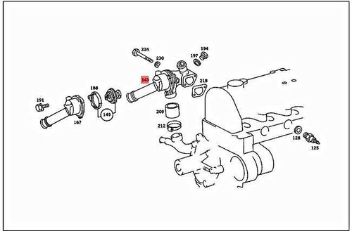Genuine MERCEDES Thermostat 6172002415 | eBay