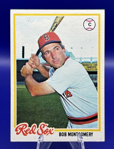 1978 Topps BOB MONTGOMERY #83 Boston Red Sox | eBay