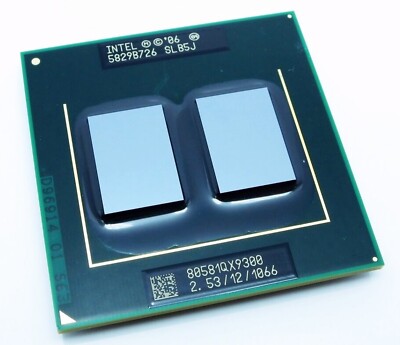 Used Intel Core 2 Extreme QX9300 (AW80581ZH061003) SLB5J CPU 1066/2.53 ...