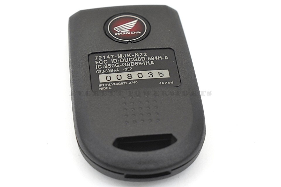 Keyless Transmitter Key Fob Remote 12-17 GL1800 Goldwing All Models ...