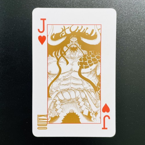 ONE PIECE MOVIE FILM GOLD Playing Card Jack of Hearts Kaidou 2016 | eBay