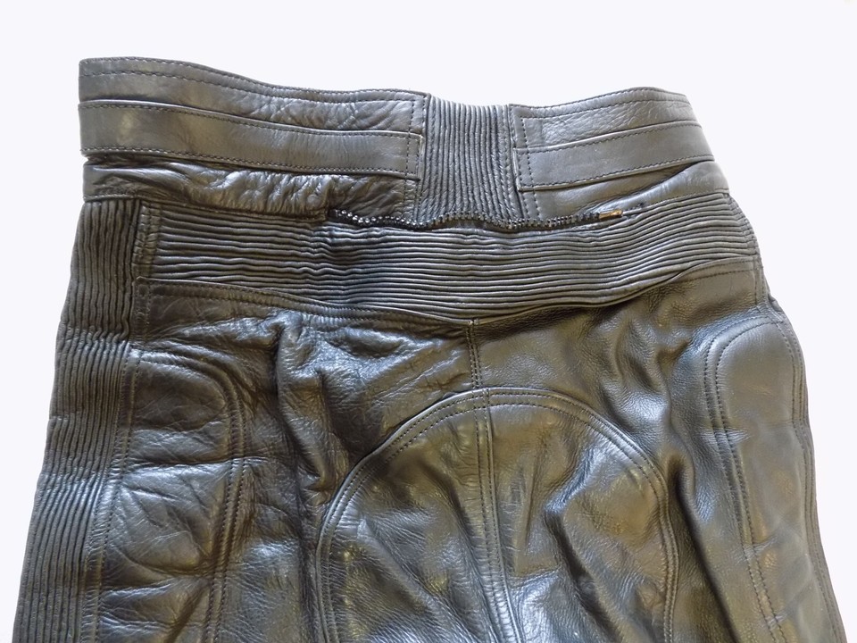 Akito Mercury Protek Plus Black Leather Motorcycle Trousers up to 30 ...
