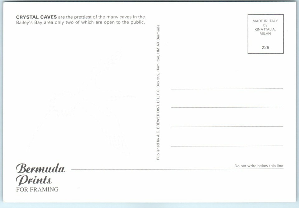 Postcard - Crystal Caves - Bermuda, British Overseas Territory | eBay