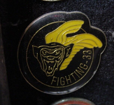 VTG PIN PINBACK - FIGHTING 33 USN US NAVY VF-33 | eBay