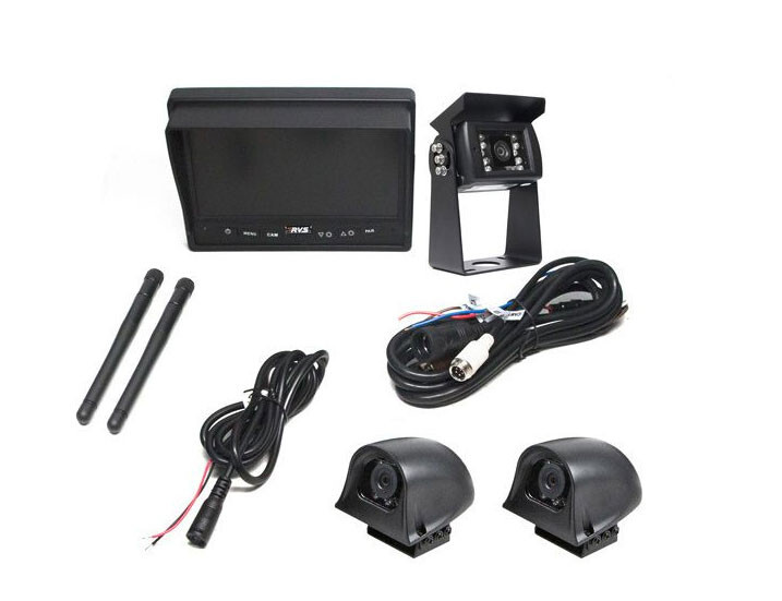 SIMPLE SIGHT™ RVS-355W-HD-SC-03 WIRELESS 3 CAMERA BACKUP SYSTEM W/ 7 ...