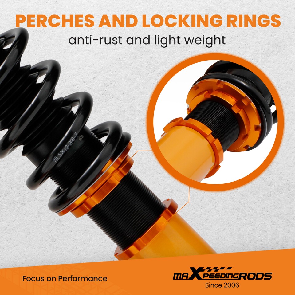 Coilovers Lowering Kit for BMW 5 Series AWD XI E60 03-10 Shocks Spring ...