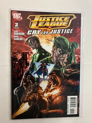 Justice League: Cry For Justice #2 of 7 DC Comics 2009 | Combined ...