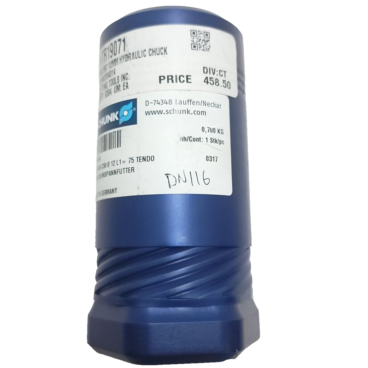 Schunk SDF HSK-C50 12mm L1=75 0204014 Tool Holder Fast Free Shipping | eBay