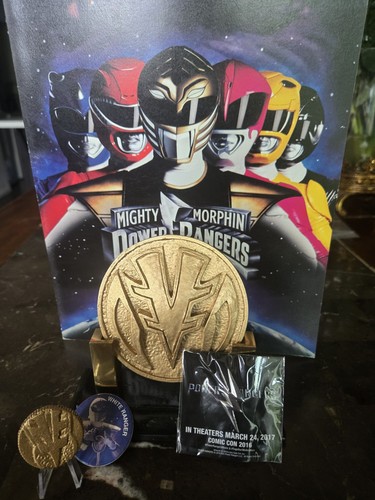 Mighty Morphin Power Rangers Movie White Ranger Chest Medallion Power ...