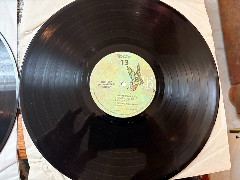 The Doors Morrison Motel & 13 vinyl LPs play tested Elektra Butterfly ...