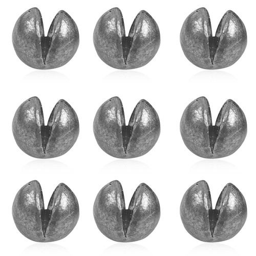Fishing Weight Sinker 60pcs Removable Split Shot Sinkers Round Lead Sinking E... | eBay
