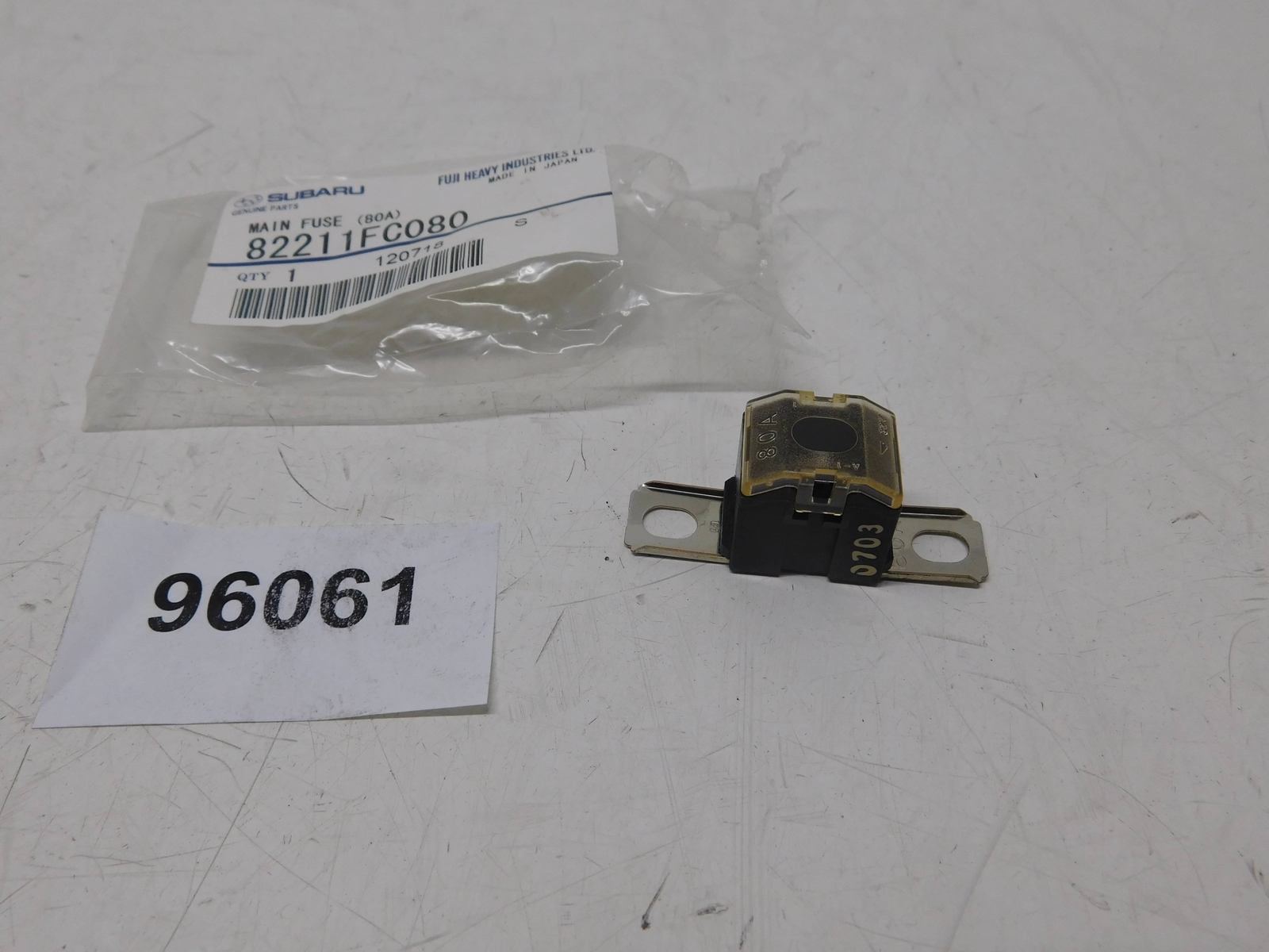 Fusible 80 Amp Fuse Original pour Subaru Impreza Forester 82211FC080 | eBay