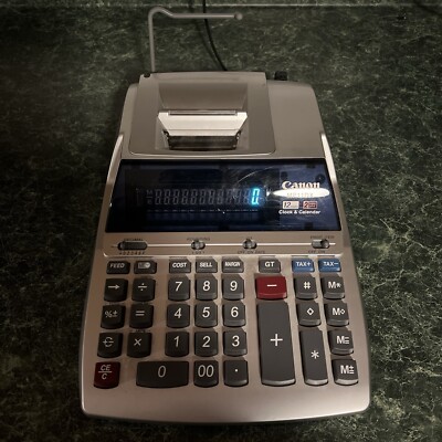 Canon MP11DX Printing Calculator Adding Machine Print Black/Red Date ...