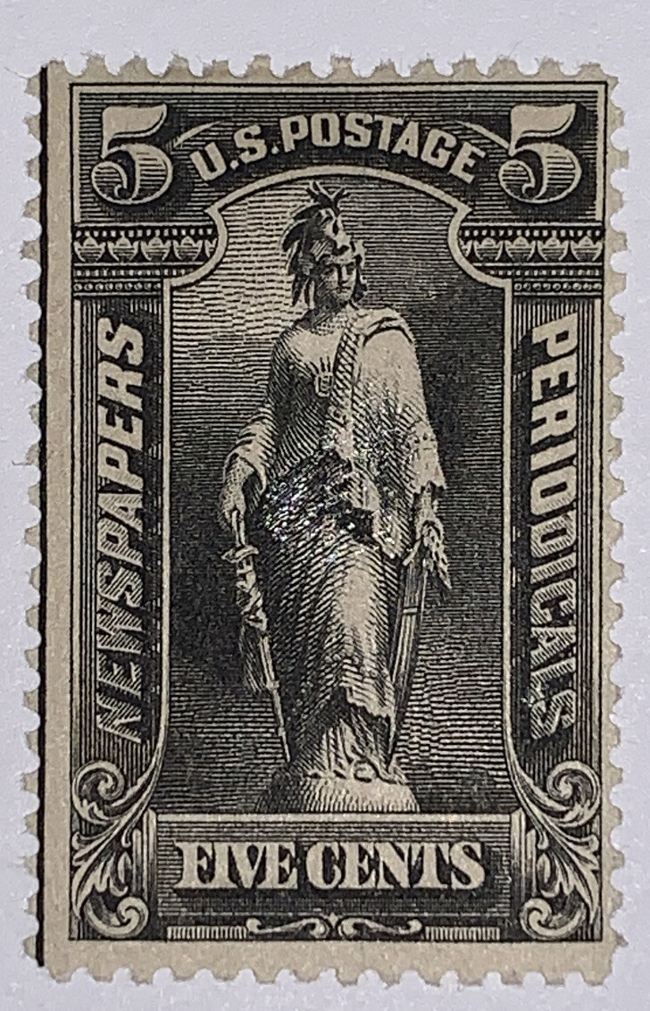 Travelstamps: US Stamps Scott # PR116 5 Cents Newspaper Stamp Mint MOGH ...