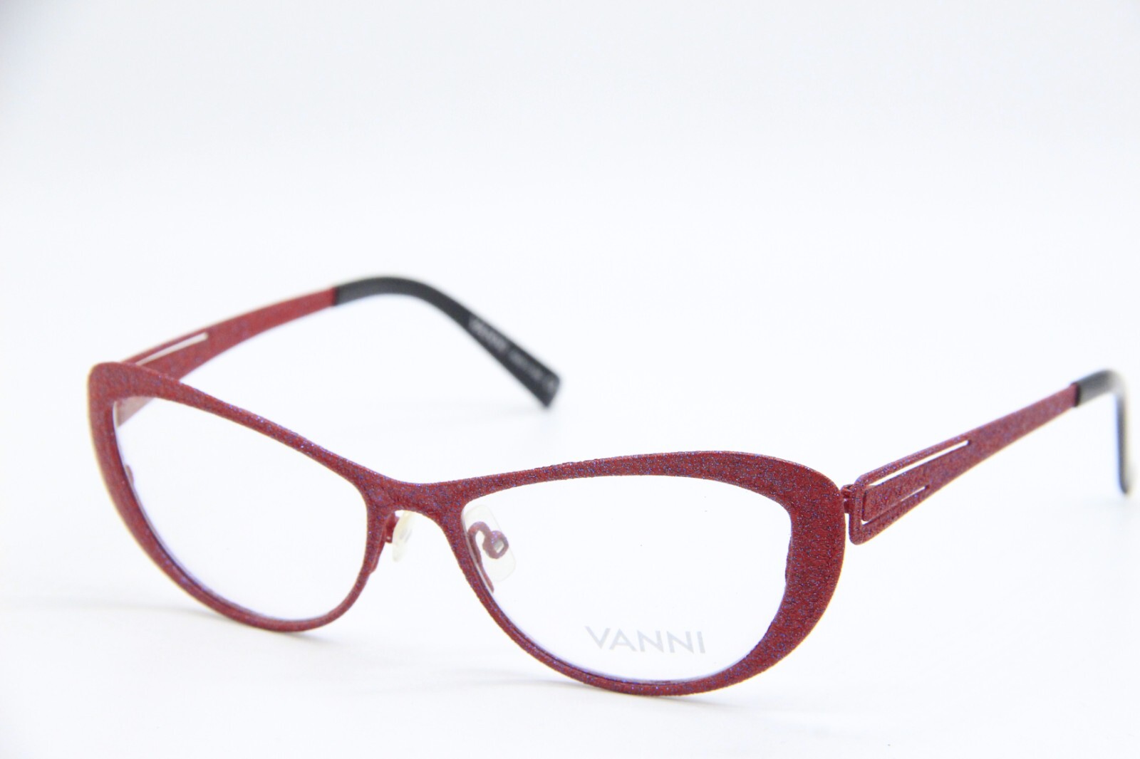 NEW VANNI V1112 C722 RED BLACK AUTHENTIC EYEGLASSES FRAMES 51-16 | eBay